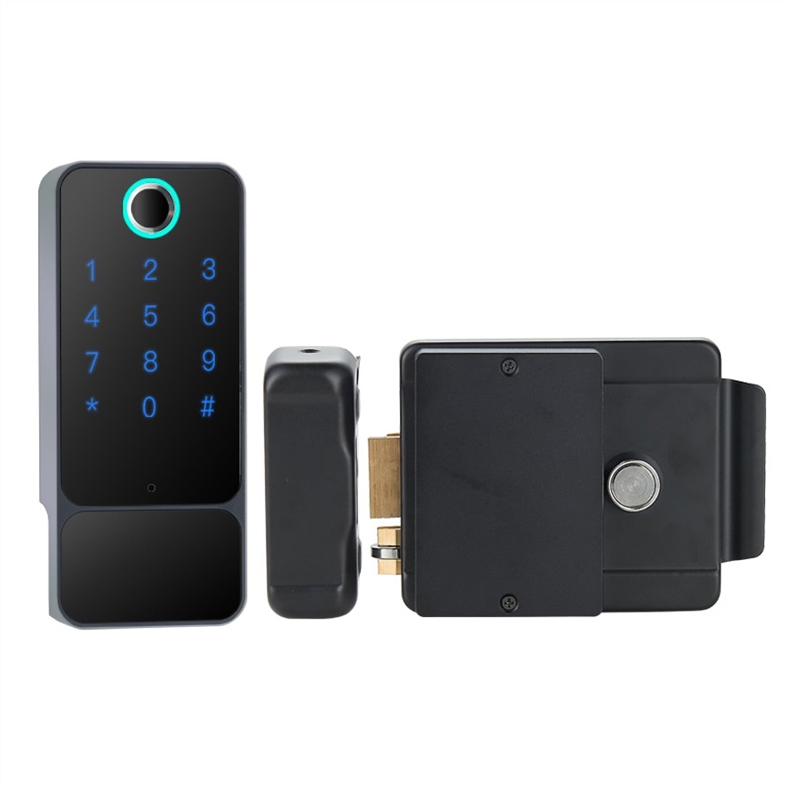 Fingerprint DoorLock Waterproof Outdoor Gate TT Lock Passcode IC Card ...