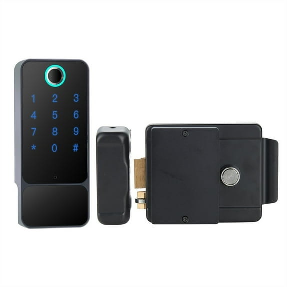 Fingerprint DoorLock Waterproof Outdoor Gate TT Lock Passcode IC Card ...
