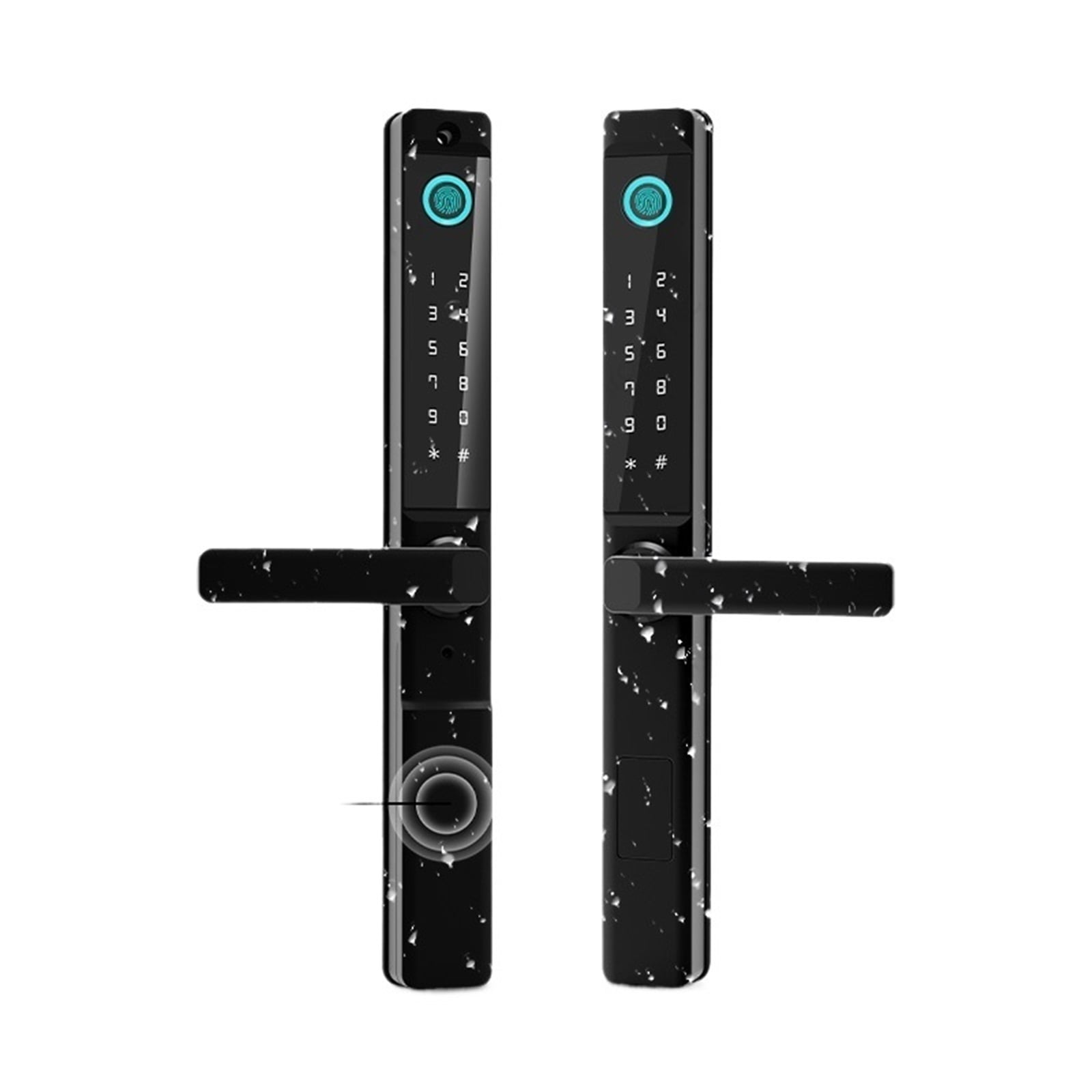 Fingerprint Double Two Side Waterproof Outdoor Smart Door Lock SUS ...