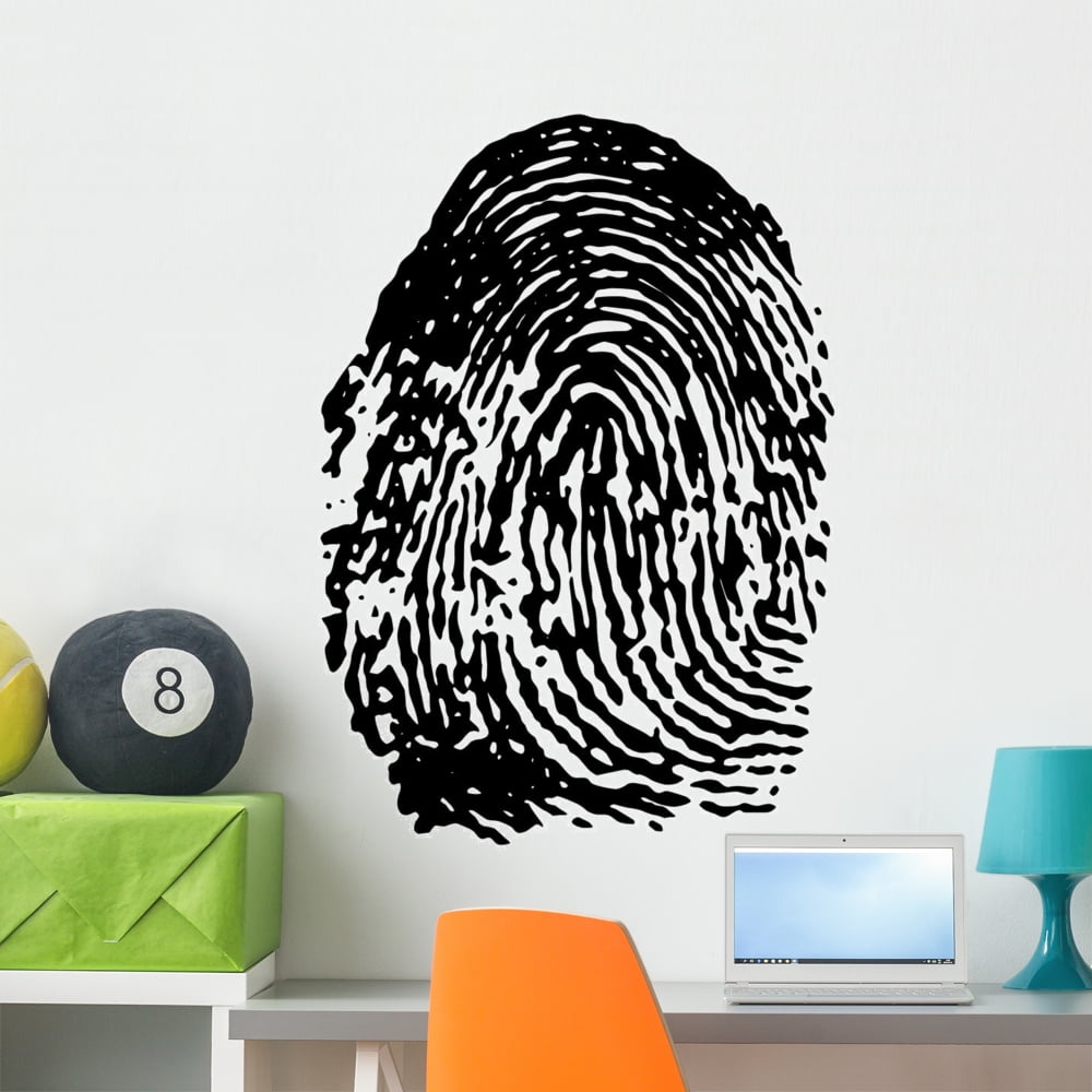 Fingerprint Fingerprint Wall Decal by Wallmonkeys Peel and Stick ...