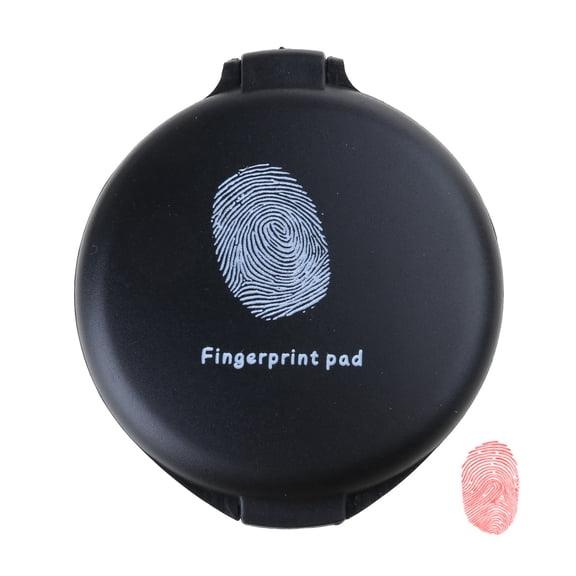 Thumbprint Fingerprint Ink Pad Stamp Pad Waterproof Compact Size ...