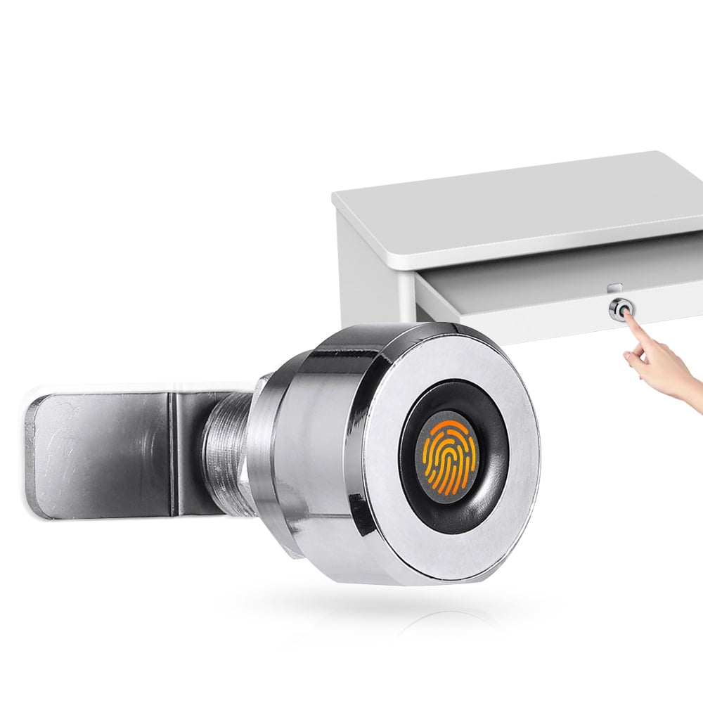 Fingerprint Lock,Alloy Lock Office Furniture Built-in Zinc Cabinet ...