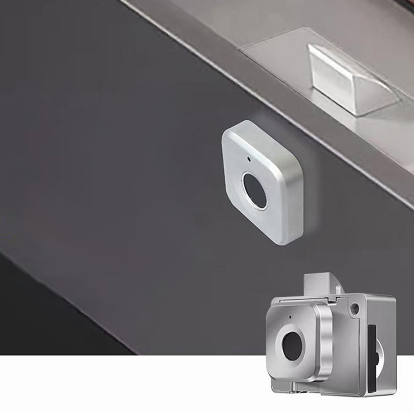 Fingerprint Lock File Cabinet, Office Wardrobe Security, Smart ...