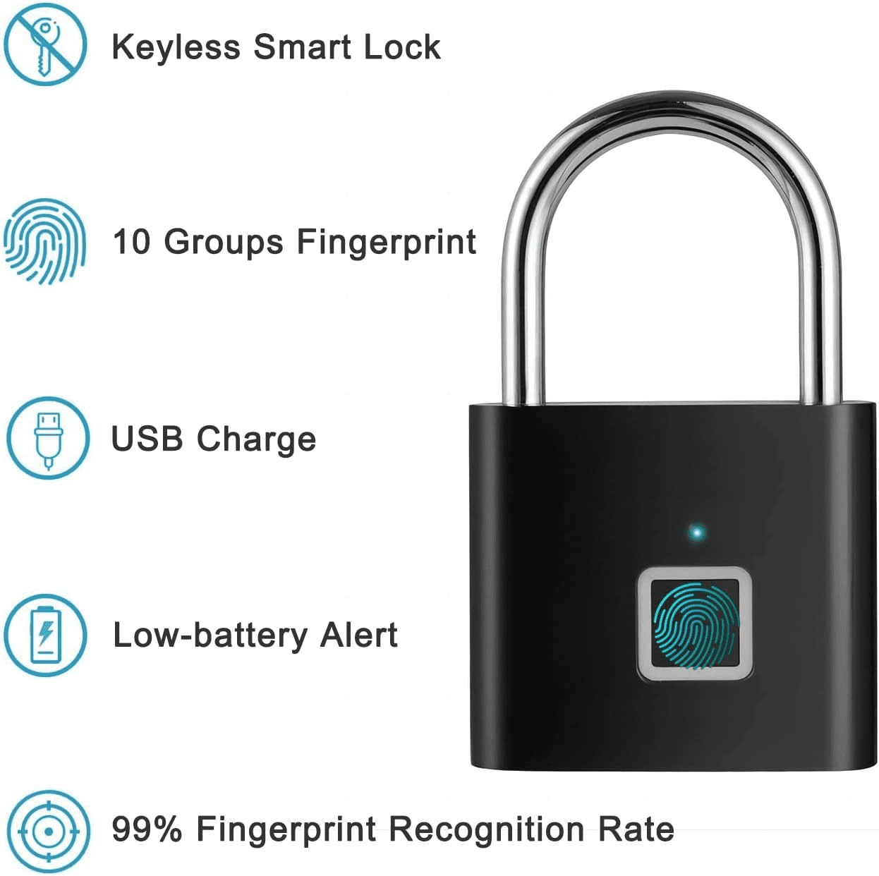 Fingerprint Lock, Fingerprint Padlock, Smart Padlock, Locker Locks ...