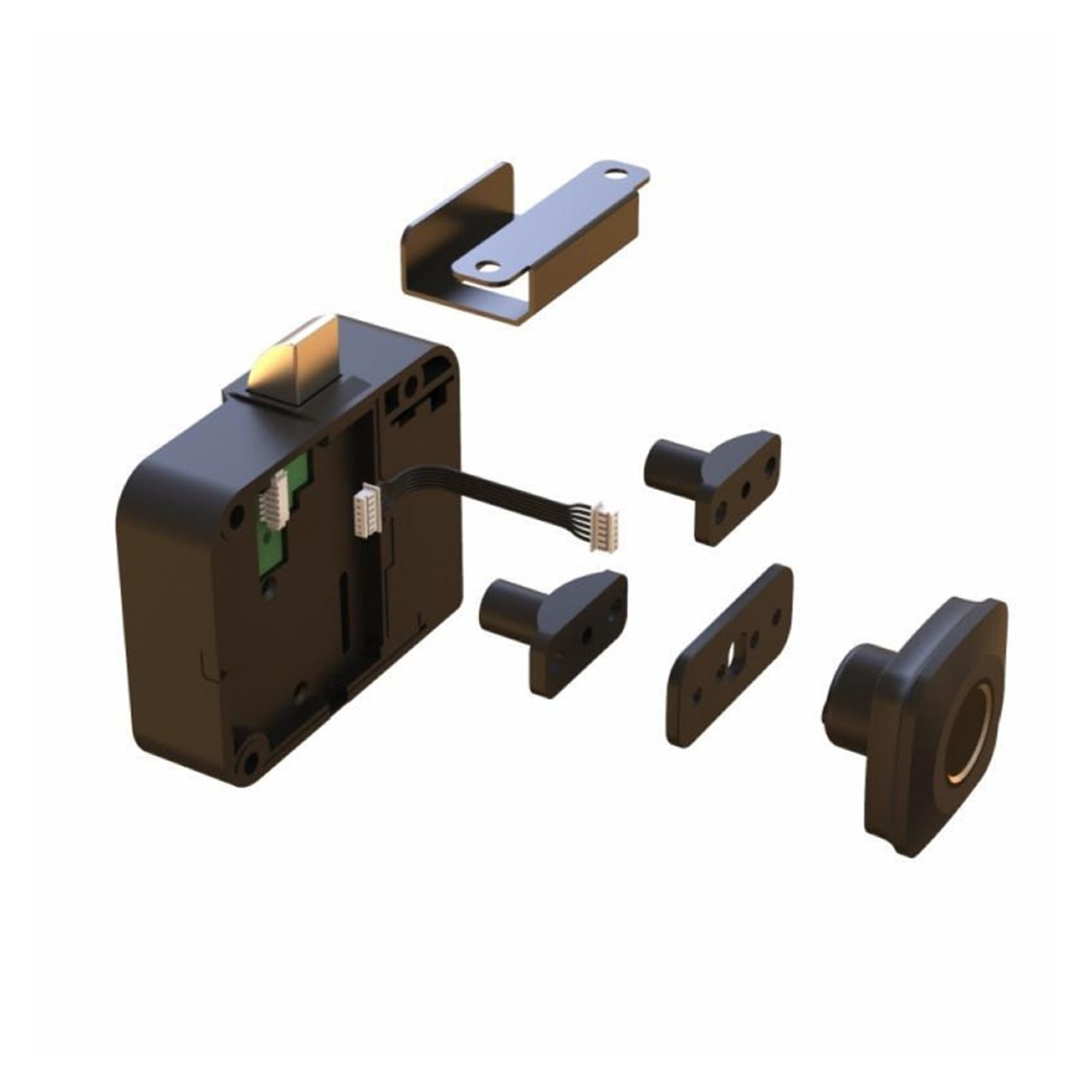 Fingerprint Lock Smart Cabinet Locks Biometric Keyless Furniture Drawer ...