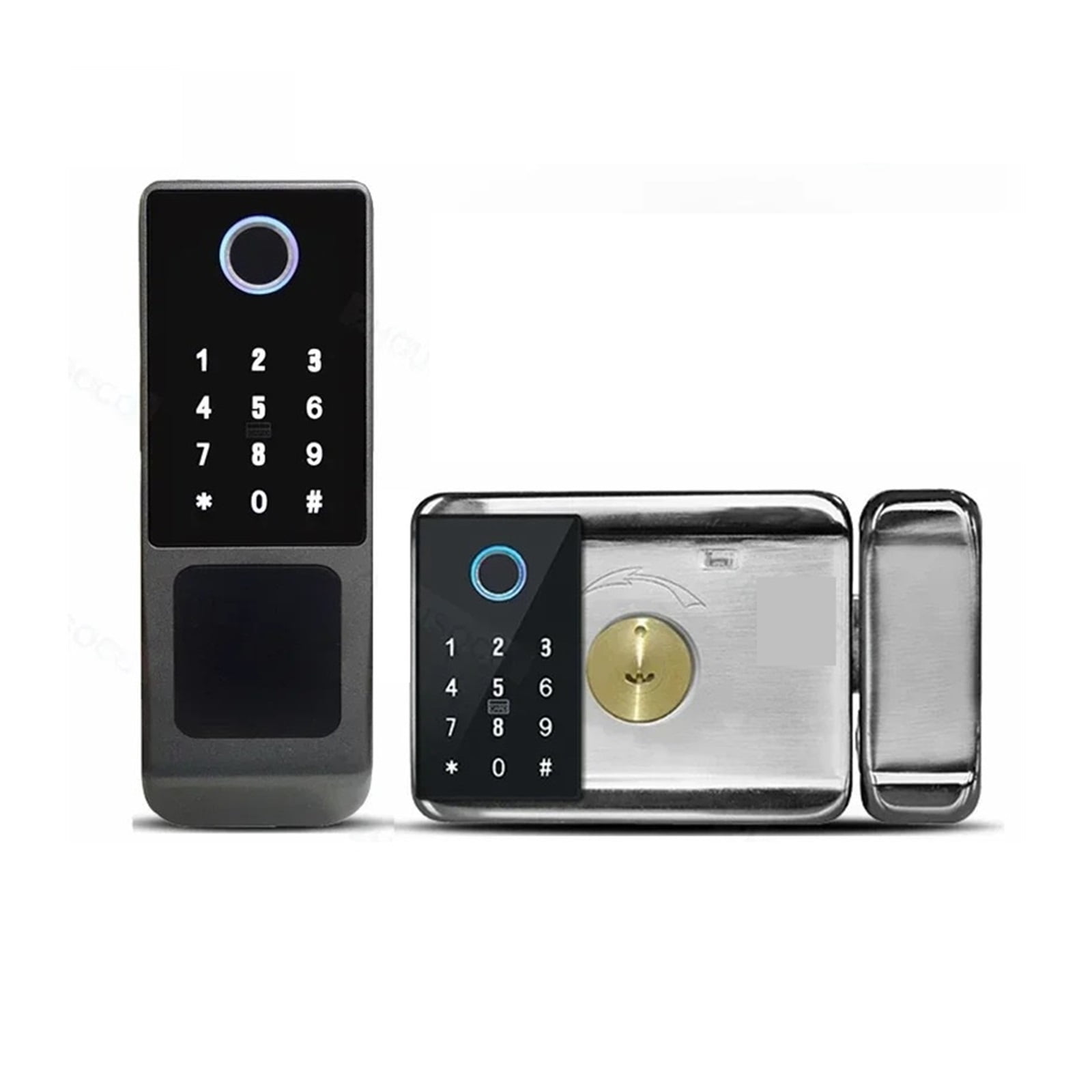 Fingerprint Lock Waterproof Wifi Remote Control Bluetooth Card Digital ...