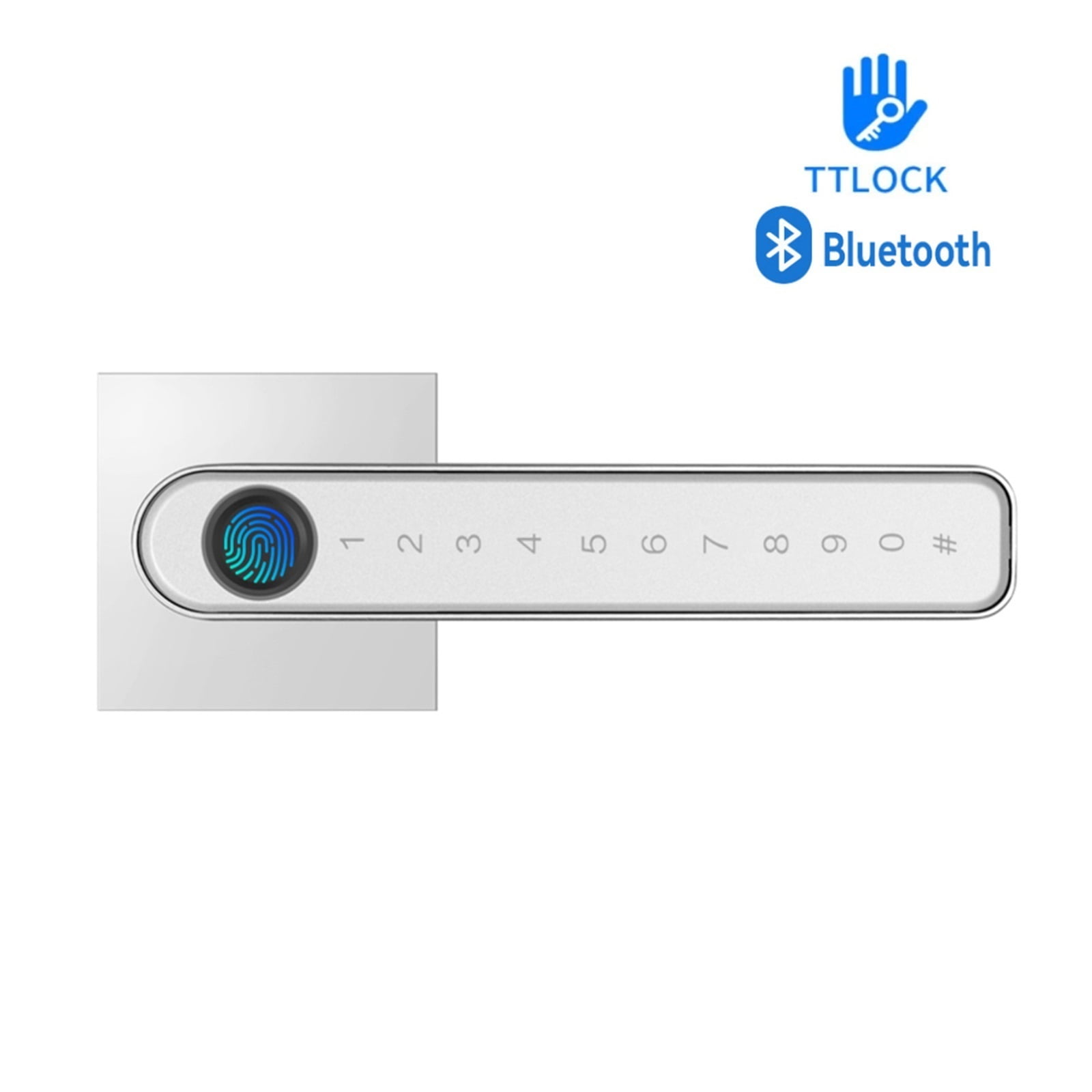 Fingerprint Locks Biometric Handle Smart Door Lock Smart Home Password ...
