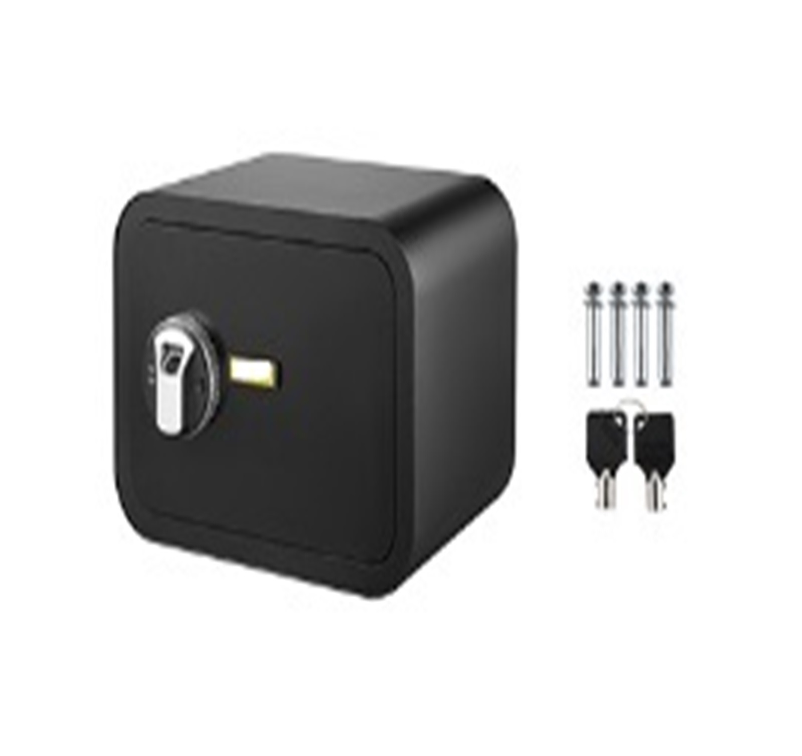 Fingerprint Locks Safe Deposit Box, 1/1.8 Cubic Feet Secret Hidden ...