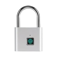 GRNSHTS Fingerprint Electronic Programmable Padlock, Waterproof ...