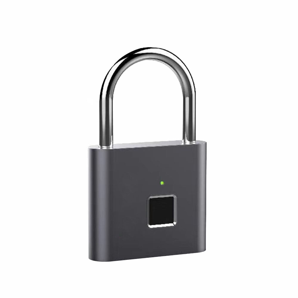 Fingerprint Padlock Smart Keyless Security Locker Lock Fingerprint Lock ...