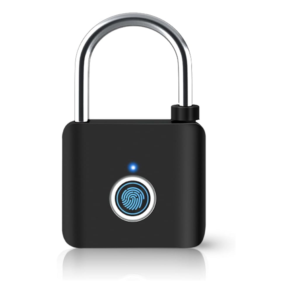 Fingerprint Padlock Weatherproof Smart Padlock with Keyless Biometric ...