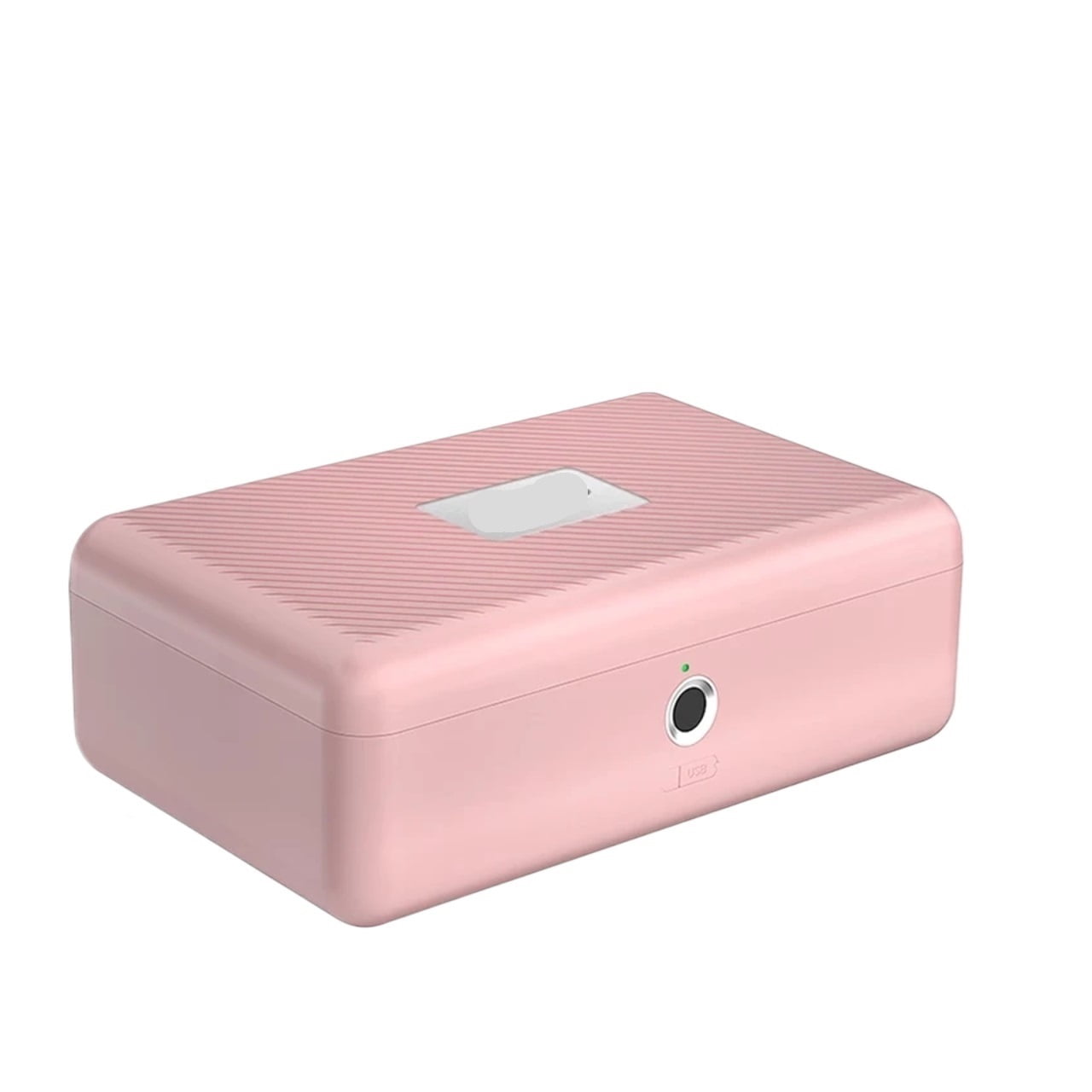 Fingerprint Password Storage Box Desktop Jewelry Box Lipstick Manicure ...