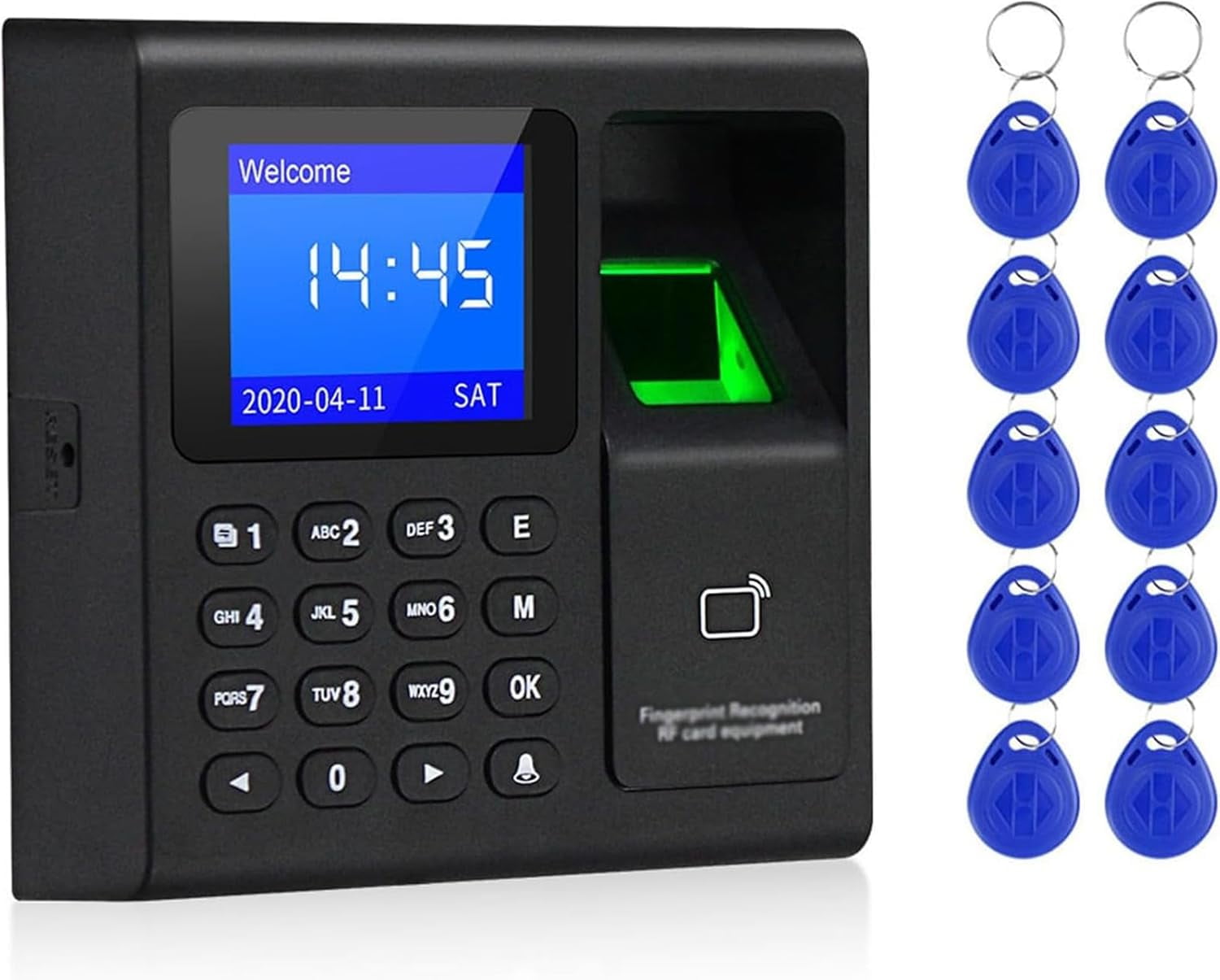 Fingerprint Password Time Clock, Intelligent Biometric Fingerprint Time ...