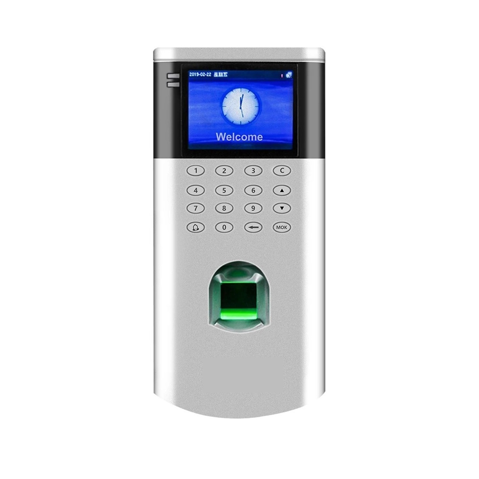 Fingerprint Recognition Time Attendance Machine Wall Mounted Card ...