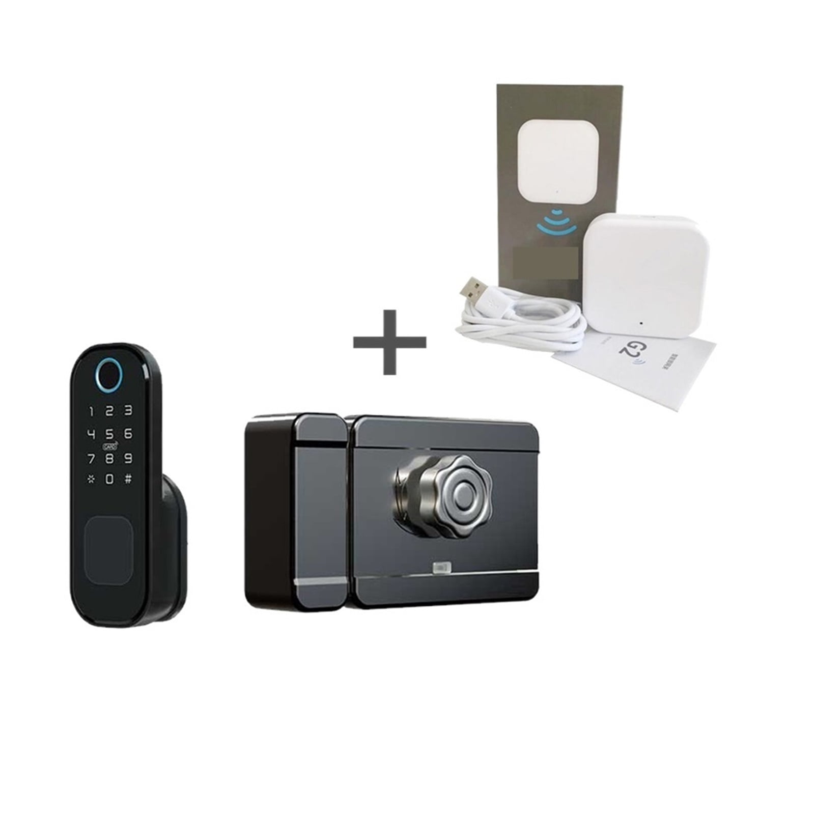 Fingerprint Smart Door Lock Bluetooth Wireless Access Control Lock 13 ...