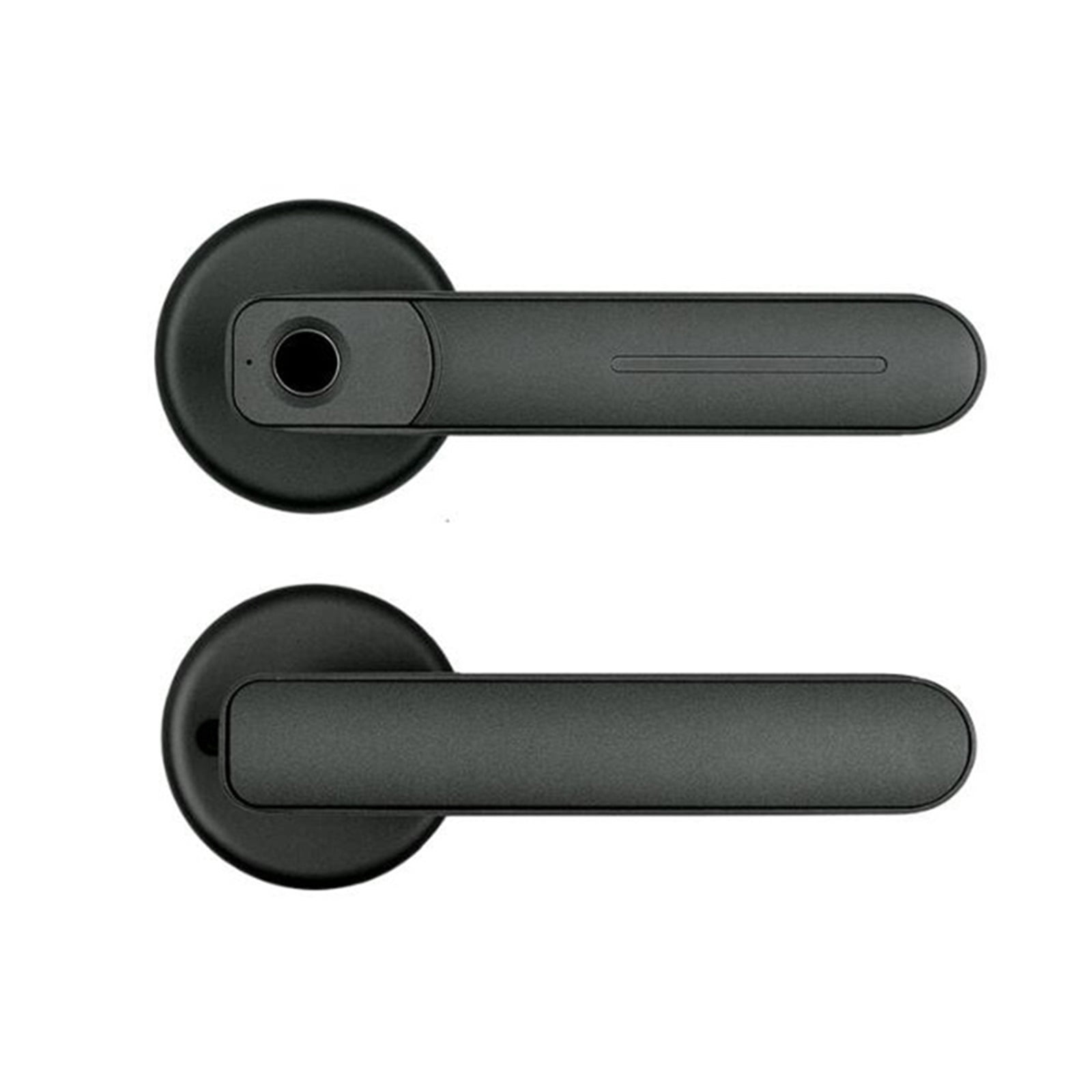 Fingerprint Smart Door Lock Handle USB Electron Emergency Unlock Office ...