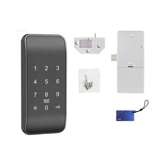 Fingerprint Smart Drawer Lock Electronic Cabinet Lock Unlock ...