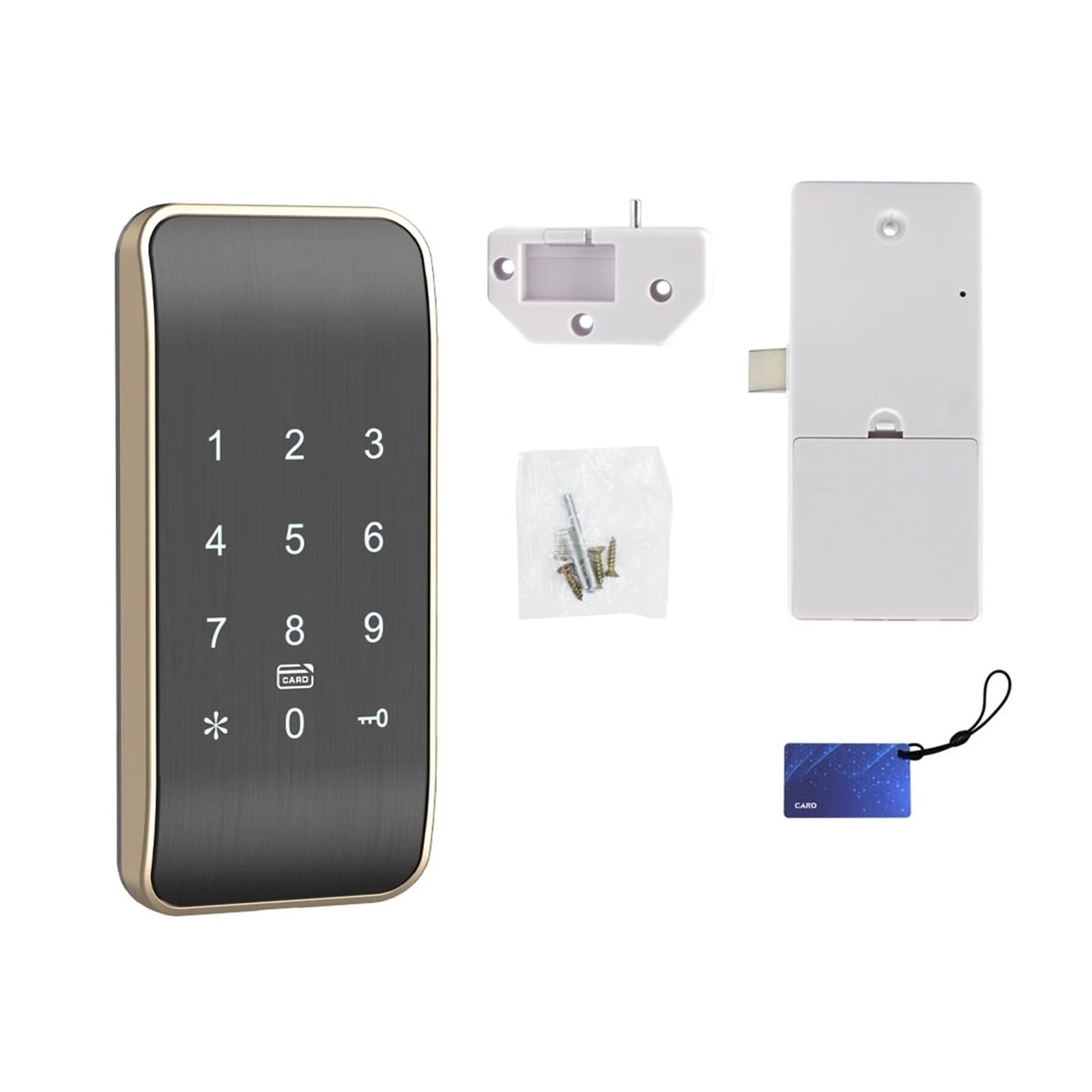 Fingerprint Smart Drawer Lock Electronic Cabinet Lock Unlock ...