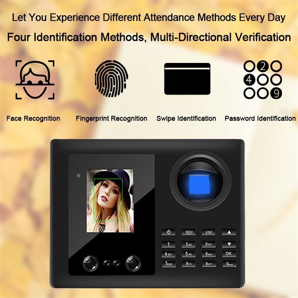 Fingerprint Time Attendance System Fingerprint Reader Clock Recorder ...