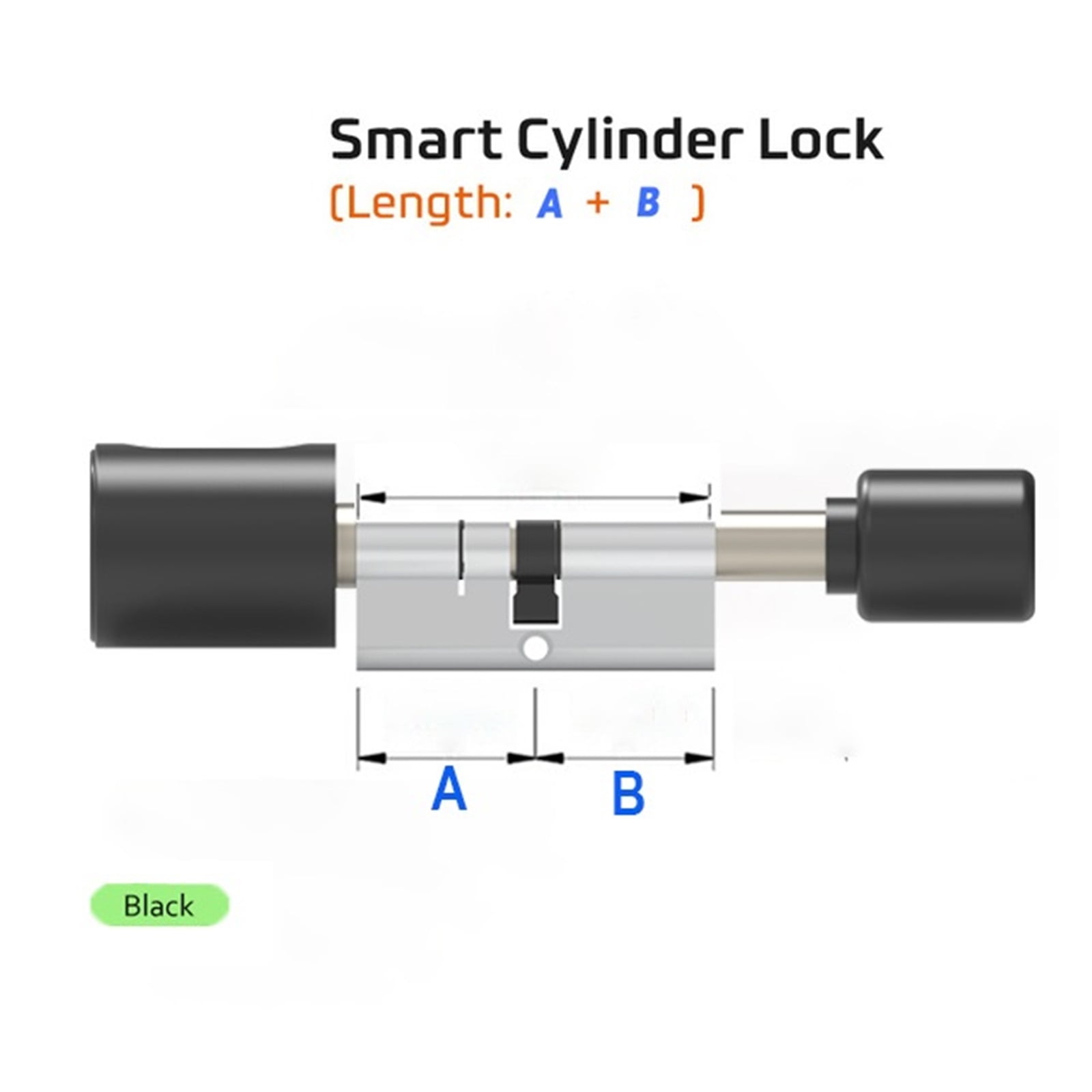Fingerprint WIFI RFID Card Bluetooth Euro Cylinder Lock Biometric ...