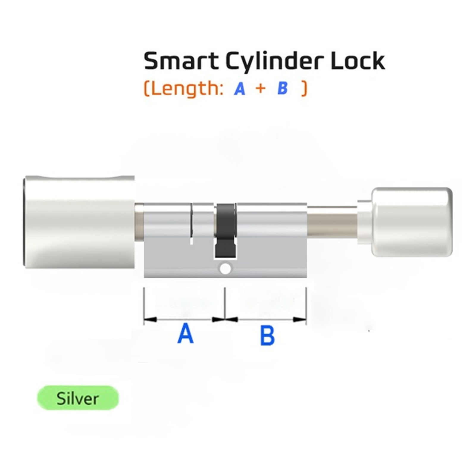 Fingerprint WIFI RFID Card Bluetooth Euro Cylinder Lock Biometric ...