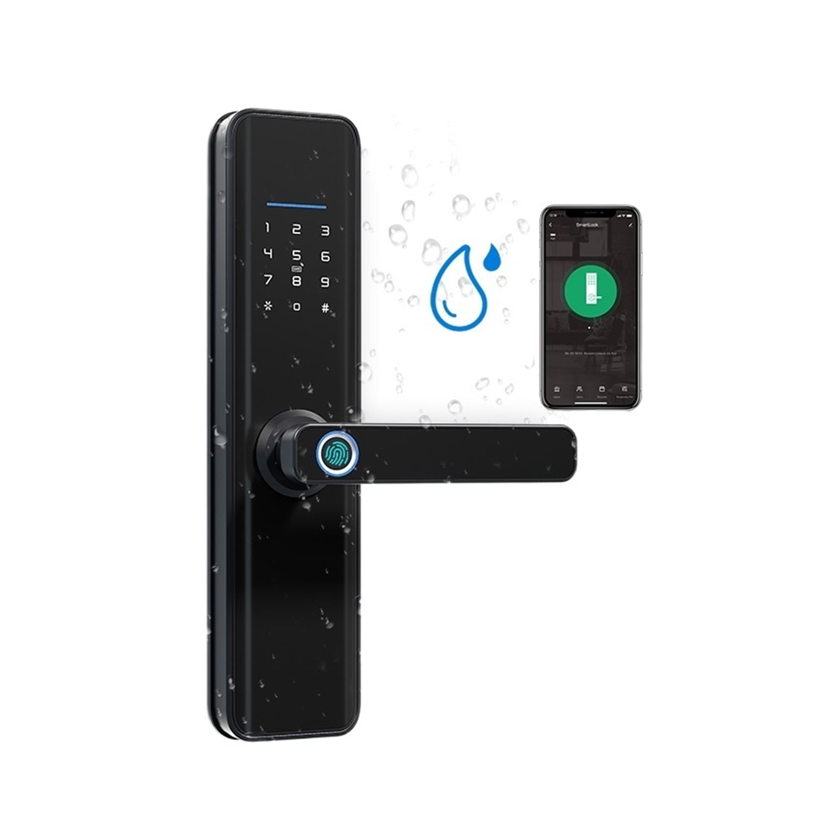 Fingerprint Waterproof Cerradura Inteligente Fechadura Eletronica Smart ...