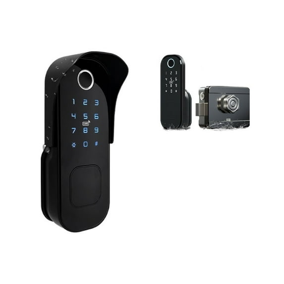 Fingerprint Waterproof Outdoor Gate Remote Control TTLock App Passcode ...