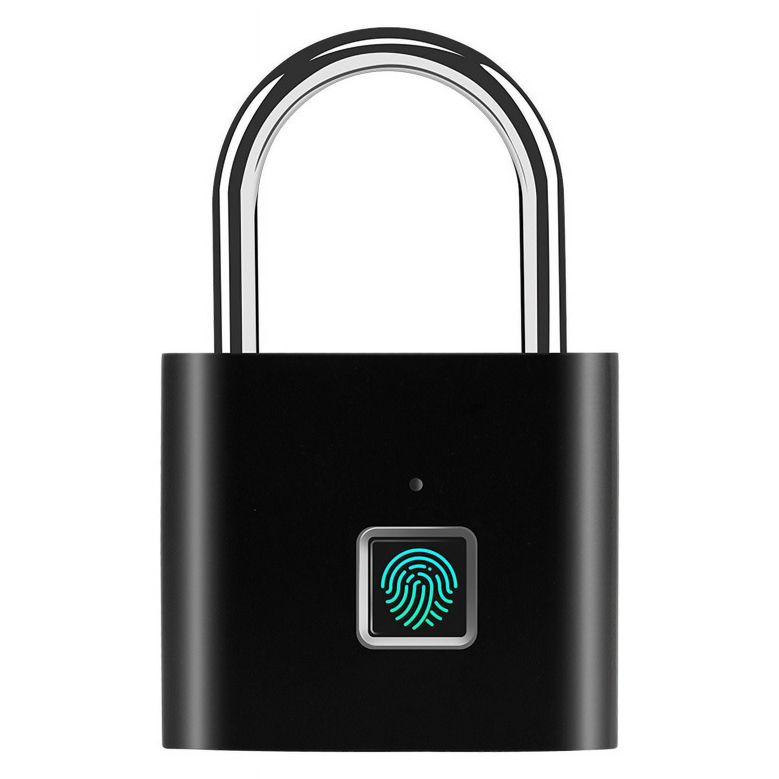 Fingerprint padlock smart padlock cabinet lock student dormitory anti ...