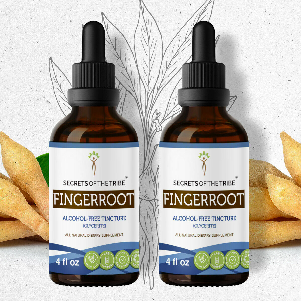 Fingerroot Tincture Alcohol-FREE Extract, Organic Fingerroot ...
