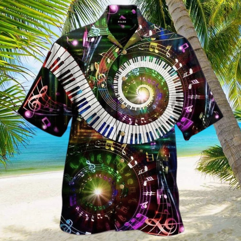 Fingers 88 Keys Piano Hawaiian Shirt - Walmart.com