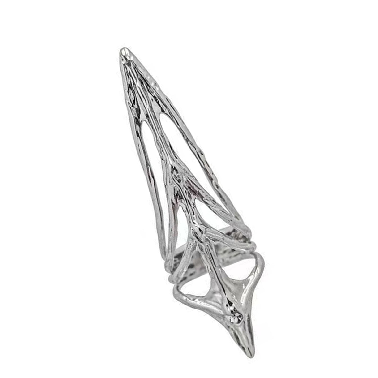 Fingertip Claw Rings Stage Performances Jewelry Metal Texture for ...