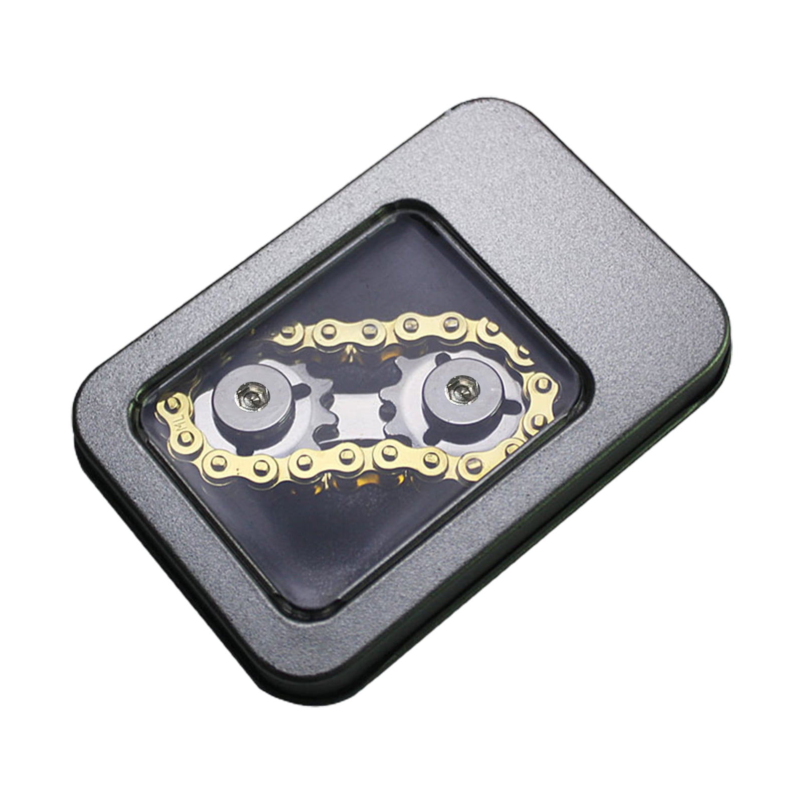 Fingertip Gear Chain Pocket-sized Metal Hand Fidget Gyro Creative ...