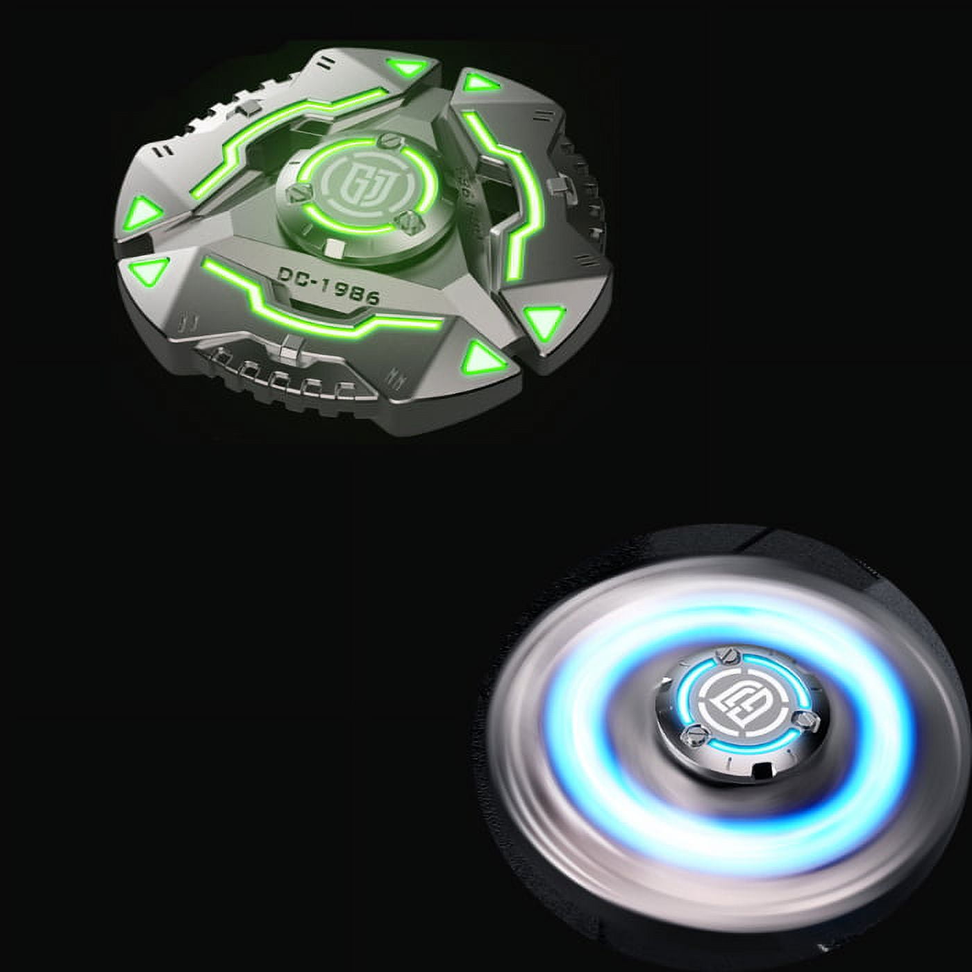 Fingertip Gyro Full Metal Glow-in-the-dark Multifunctional Adult Stress ...