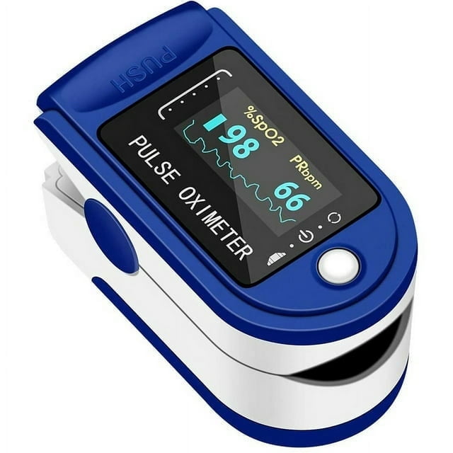 Fingertip Pulse Oximeter Blood Oxygen Saturation Monitor Finger Pulse ...
