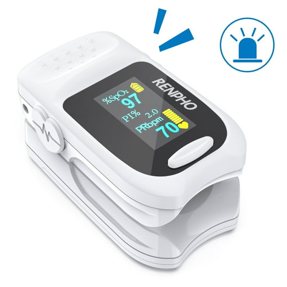 Fingertip Pulse Oximeter, Blood Oxygen Saturation Monitor, SpO2 ...