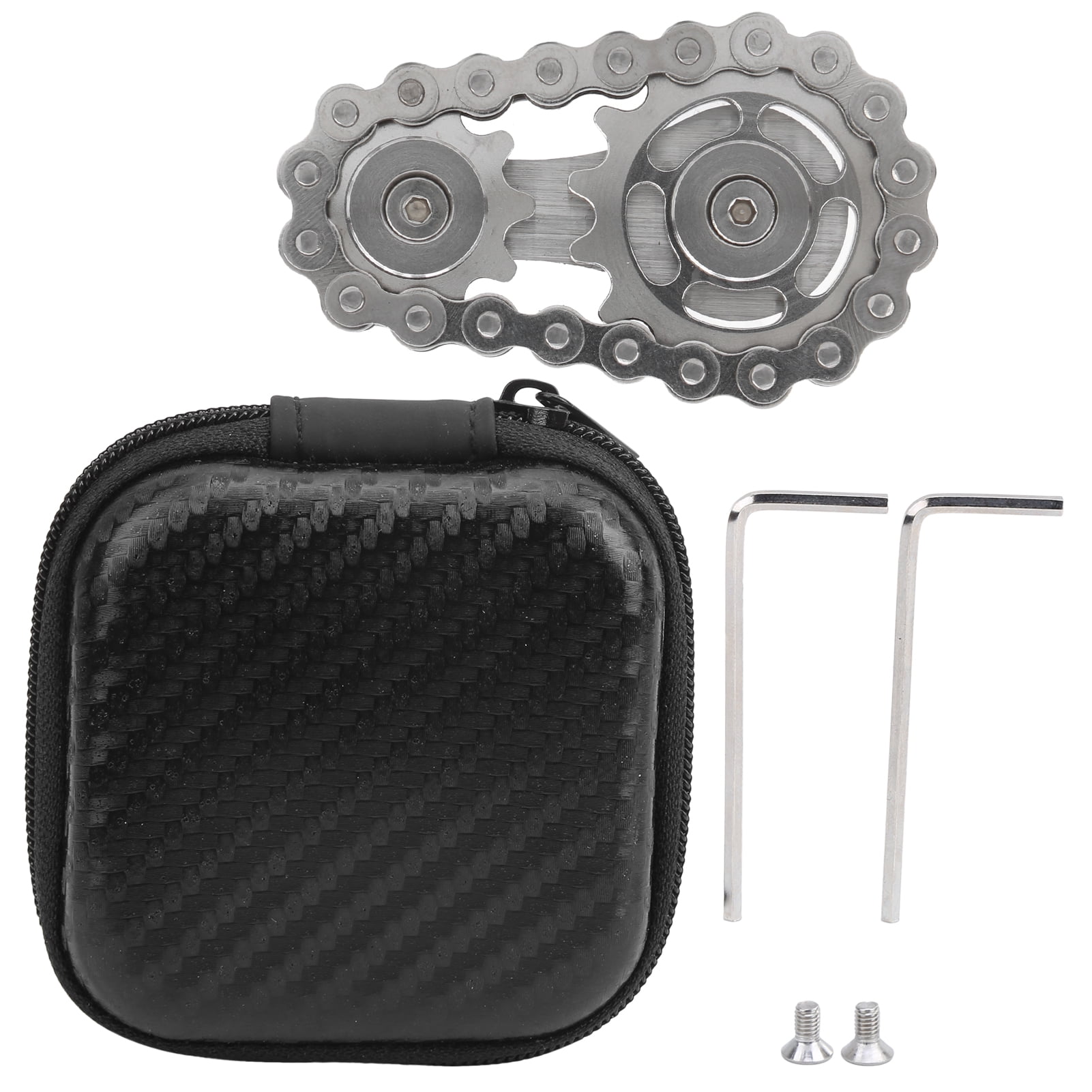 Fingertip Rotating Sprocket Model Flywheel Chains EDC Metal Pressure ...