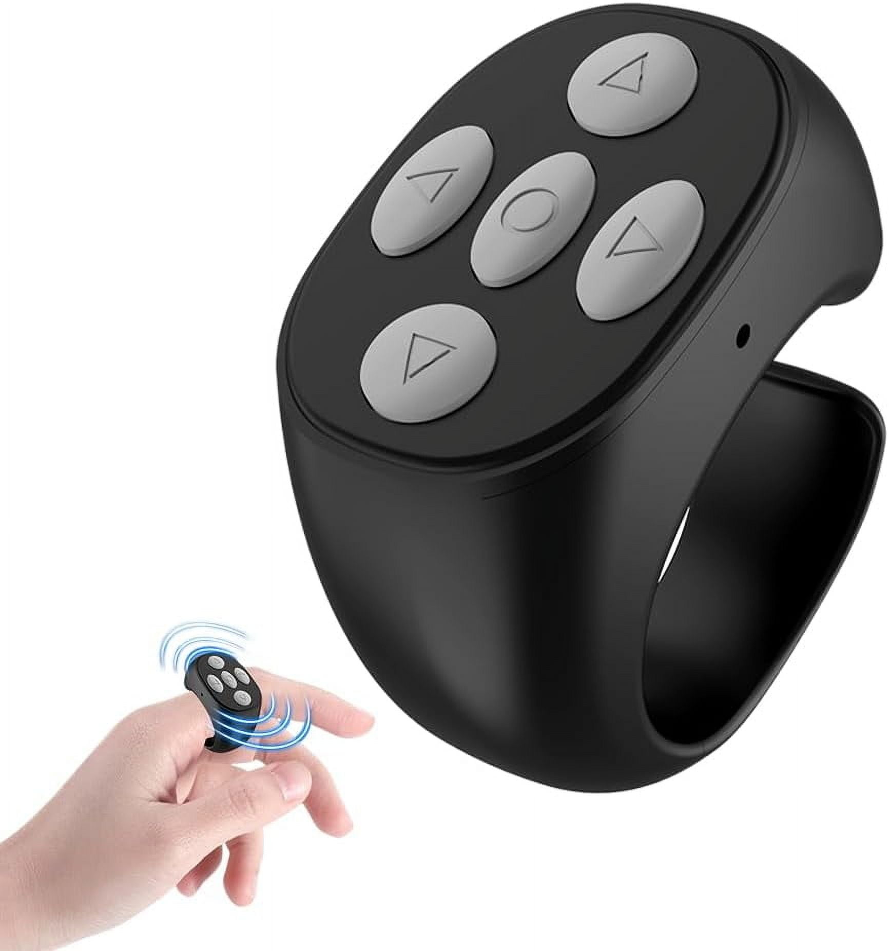 Fingertip Wireless Bluetooth Remote Control, Bluetooth Scrolling Ring ...
