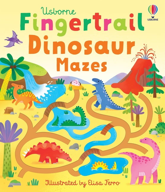 Fingertrails Fingertrail Dinosaur Mazes, (Board Book) - Walmart.com