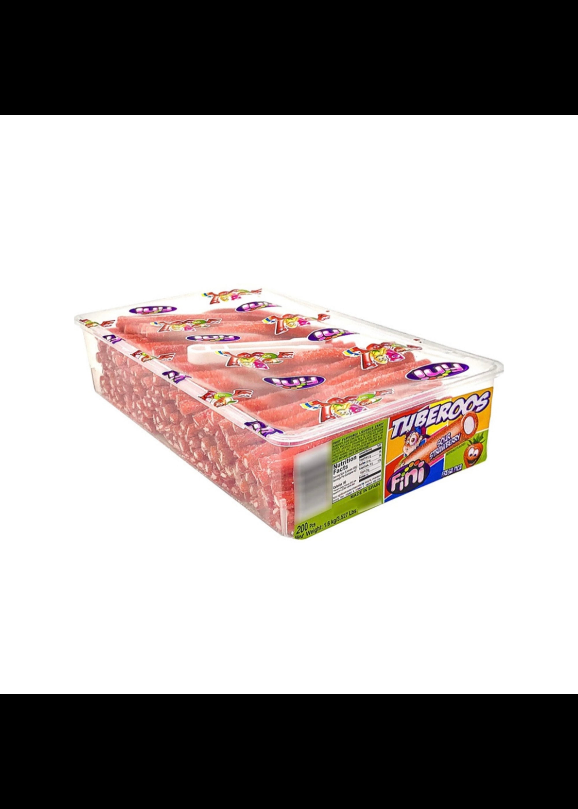 Fini Tuberoos Sour Strawberry 200 ct - Walmart.com