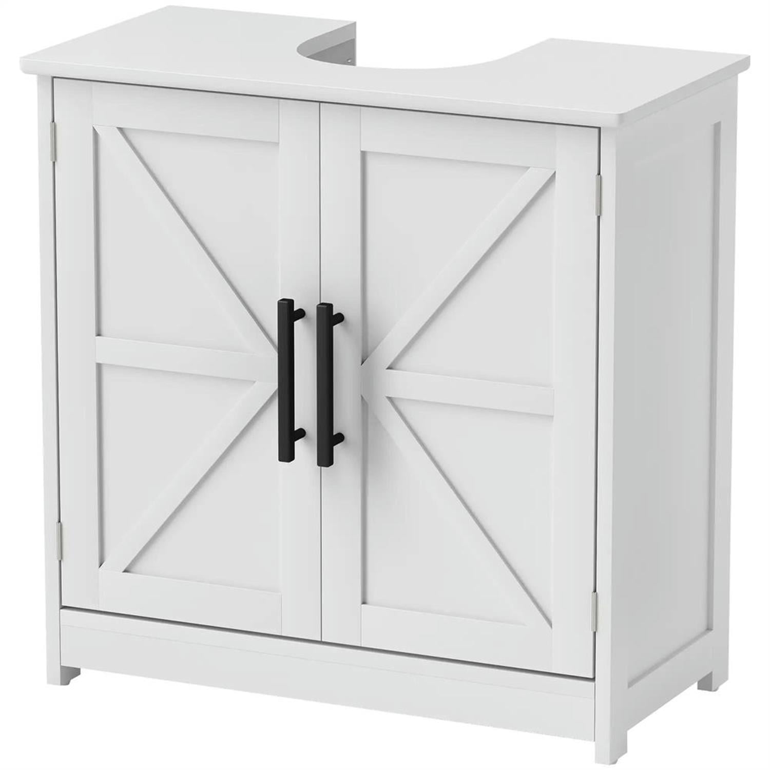 Finihen 23" Farmhouse Bathroom Vanity with U-Shape Cut-Out and ...
