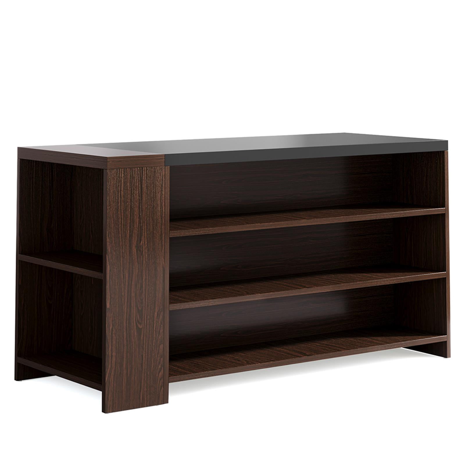 Finihen 55" Kitchen Island with Storage, 5-Tier Breakfast Bar Coffee ...