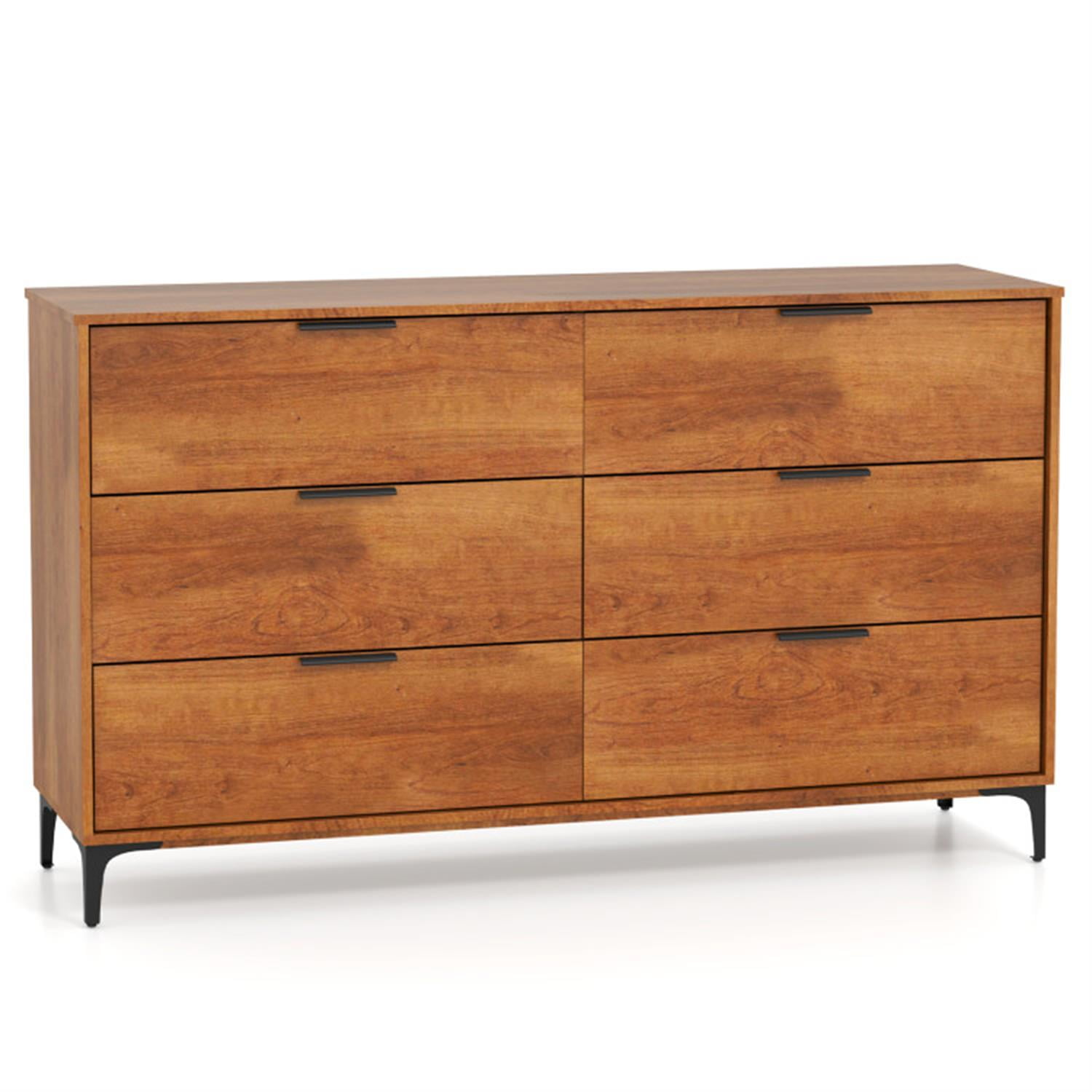 Finihen 6-Drawer Dresser with Interlock System, Modern Multipurpose ...