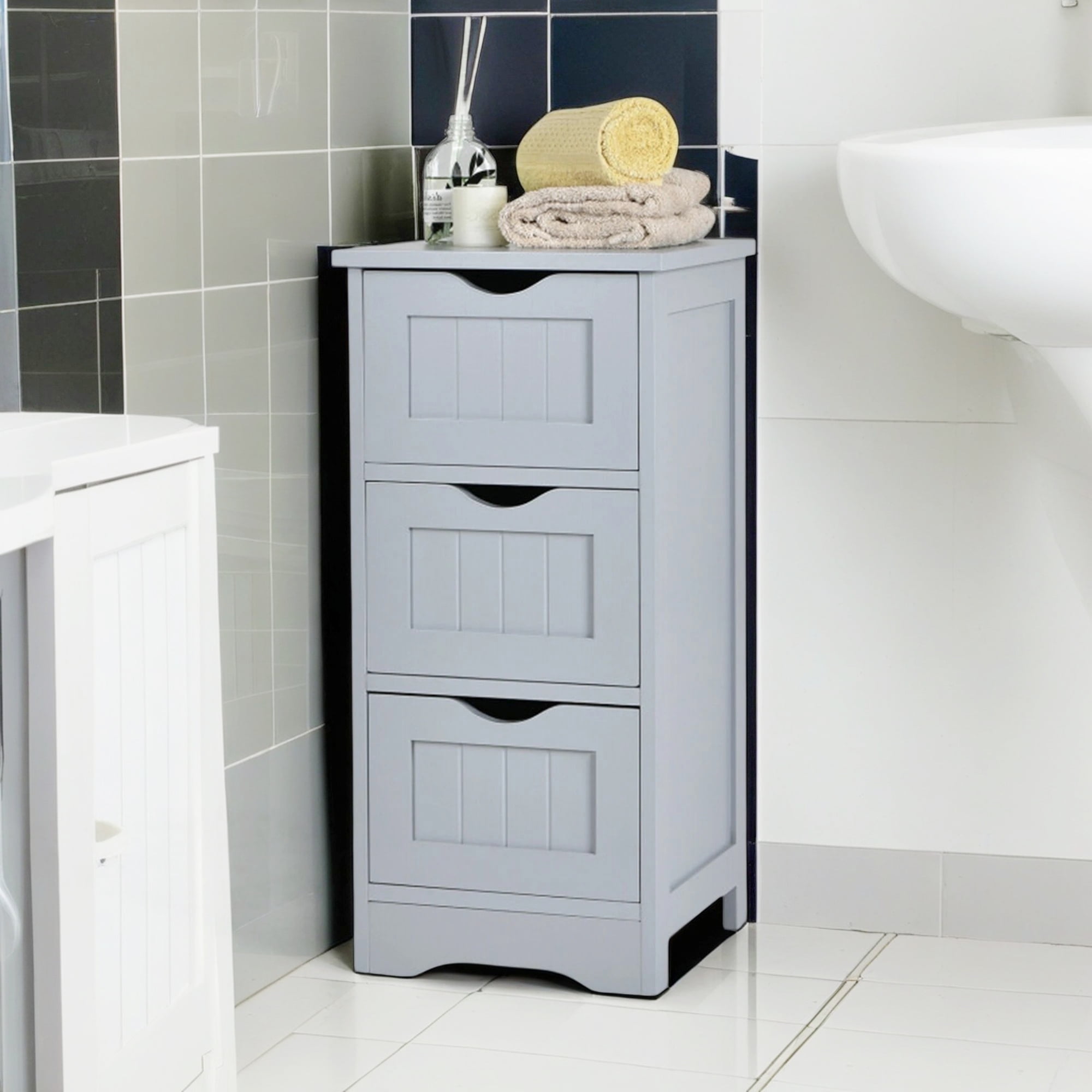 Demi Bonn Bathroom Storage Cabinet, Bathroom Floor Cabinet, Bathroom ...