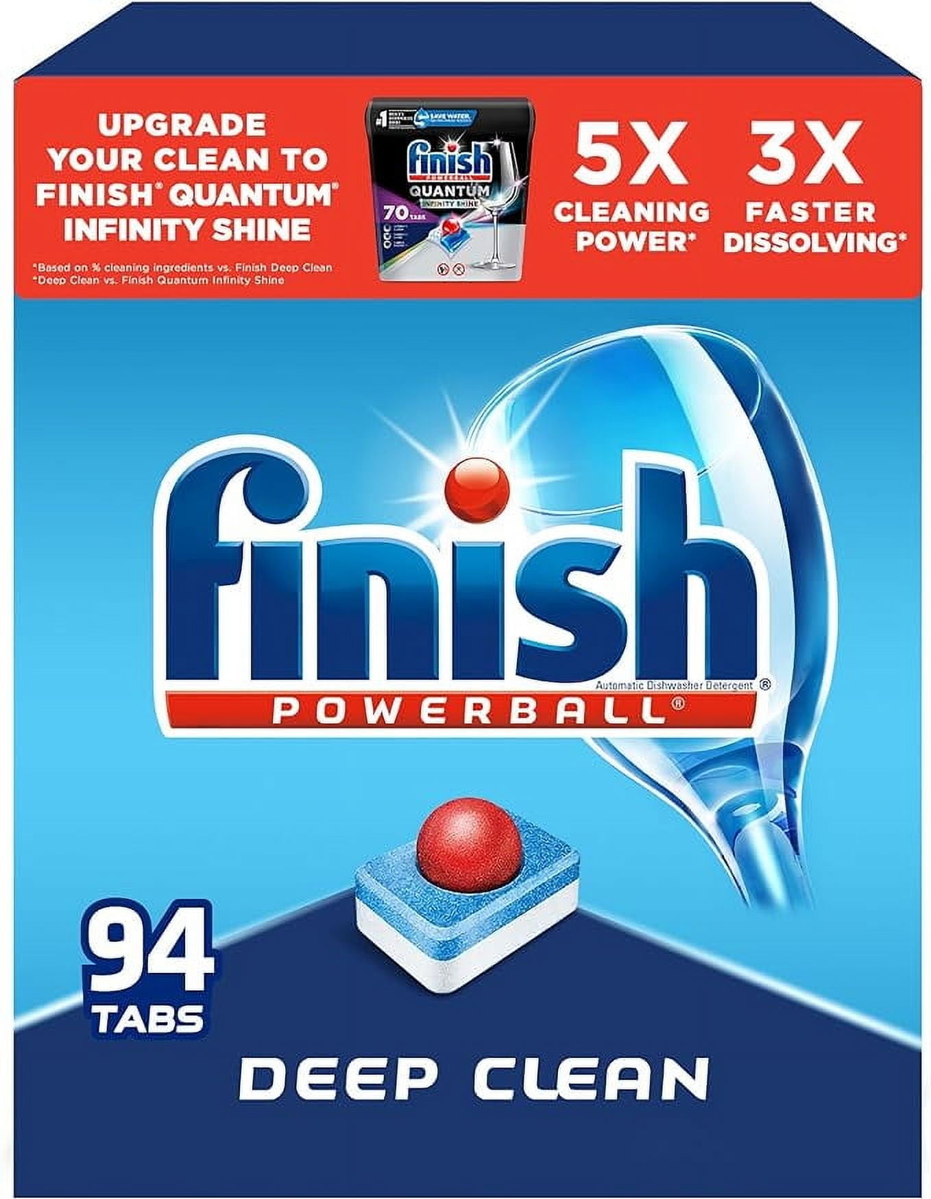 Finish - All in 1 - Dishwasher Detergent - Powerball - Dishwashing ...