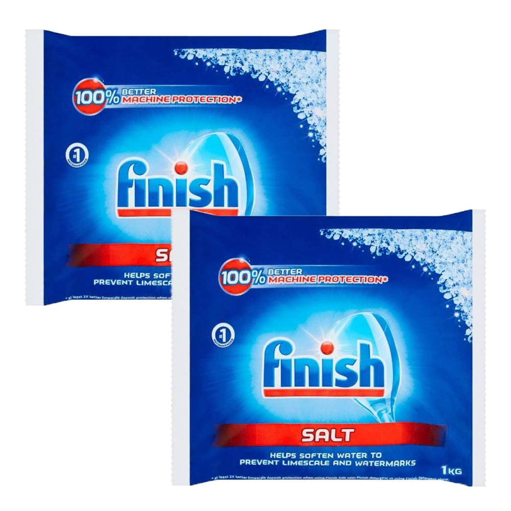 Finish Dishwasher Salt 1 Kg Pack Of 2 - Walmart.com