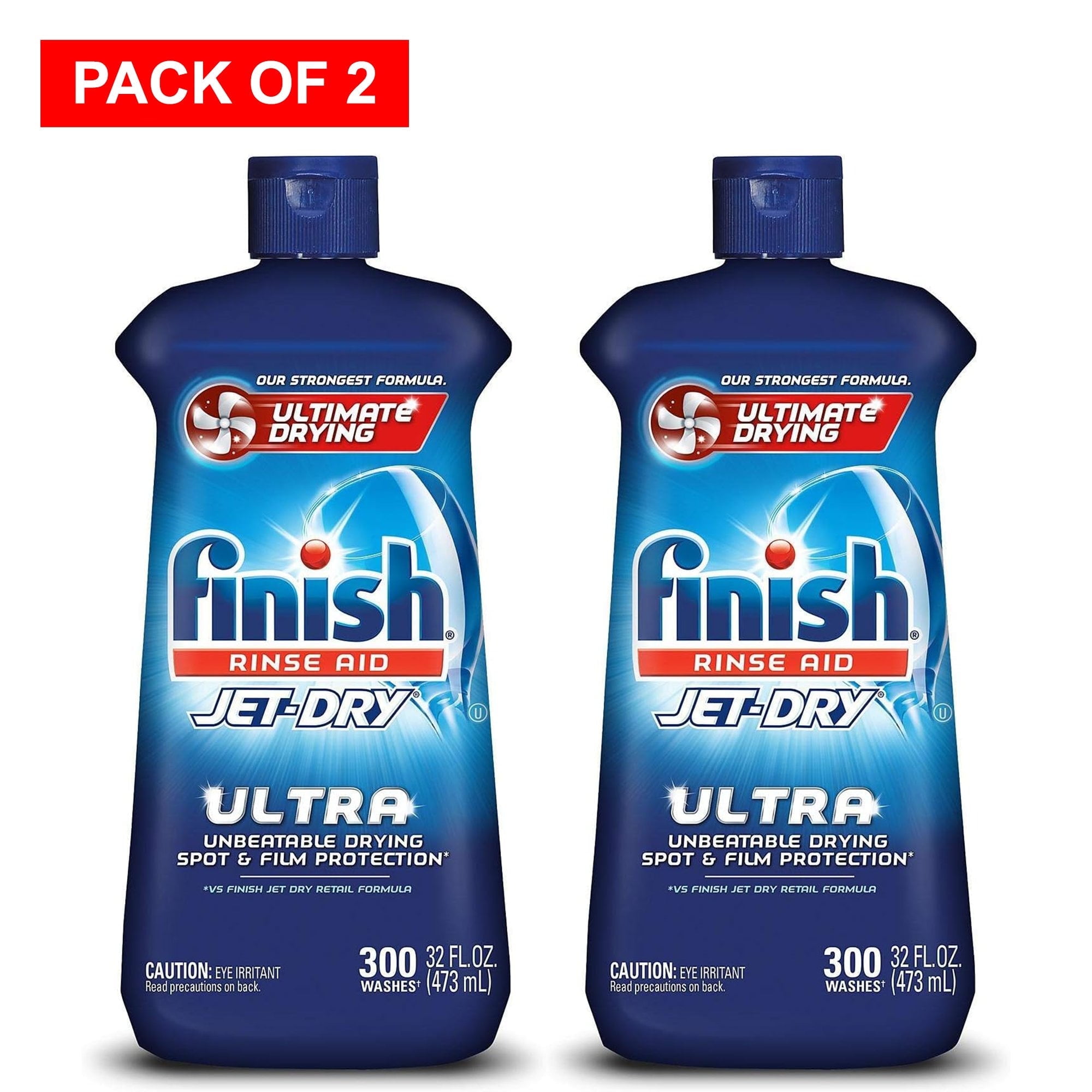 Finish Jet-Dry Plus Dishwasher Rinse Aid 32 Fl Oz (2 Pack) - Walmart.com