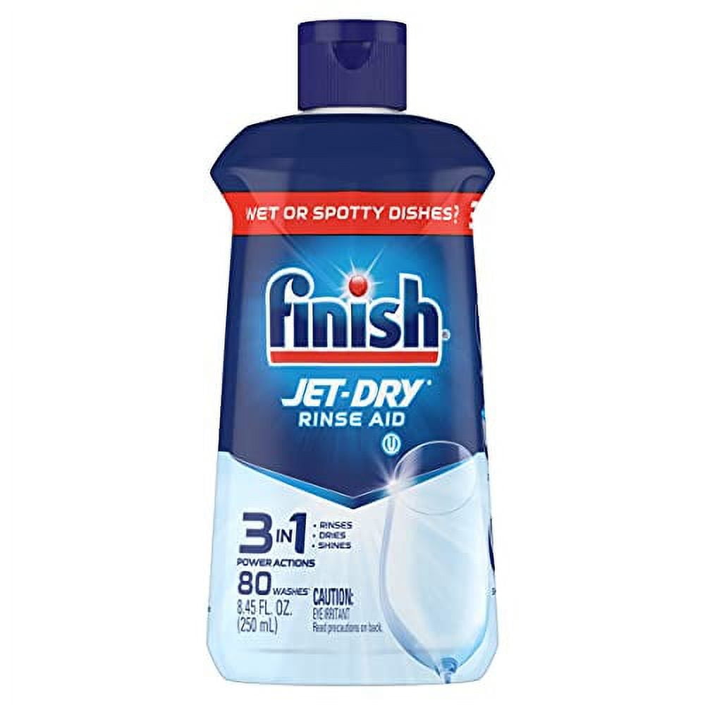 Finish Jet-Dry Rinse Aid, Dishwasher Rinse Agent & Drying Agent, 8.45 ...
