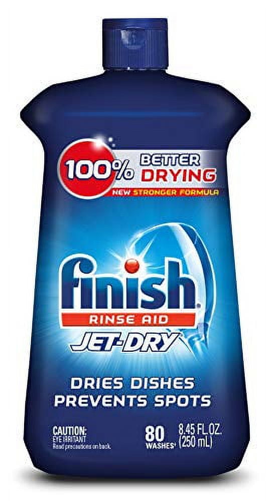 Finish Jet-Dry Rinse Aid, Dishwasher Rinse Agent, Drying Agent, 8.45 oz ...