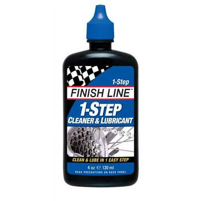 Finish Line 1-Step Bicycle Chain Cleaner & Lubricant 4 Oz. Squeeze ...