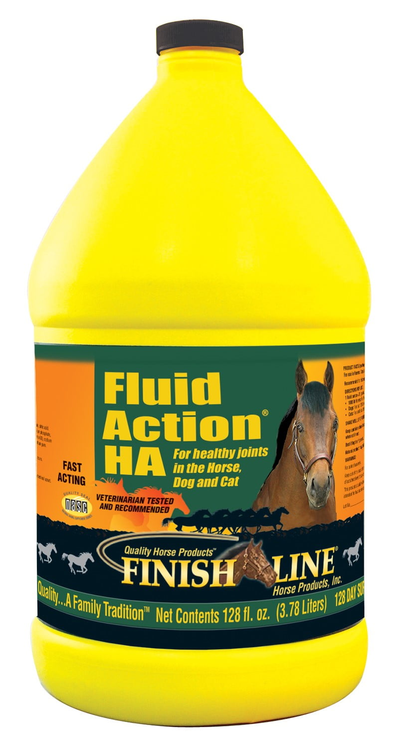 Finish Line Fluid Action Ha Joint Therapy Horse Supplement, 128 Fl Oz ...